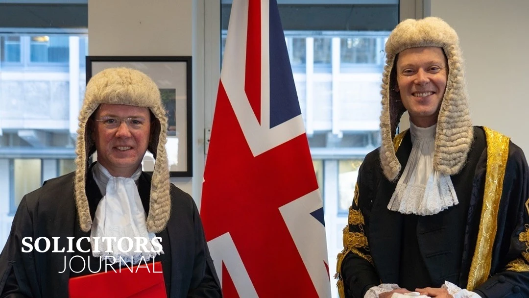 Robert Courts KC MP Sworn in - Solicitors Journal