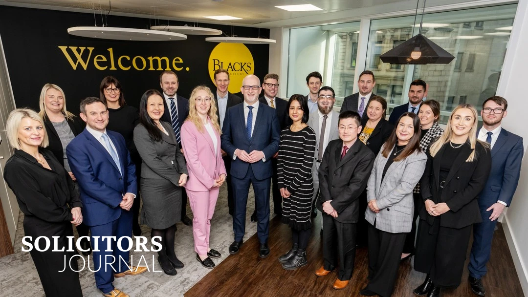 Blacks Solicitors Promotes Over 10% of team - Solicitors Journal