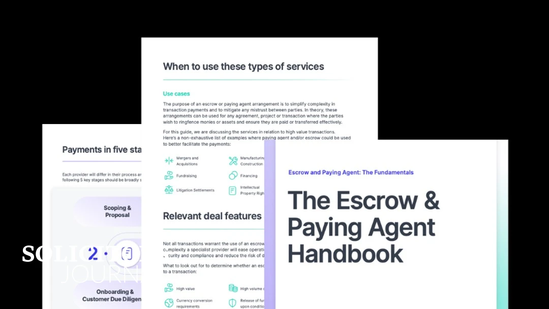 Shieldpay launches essential guide to escrow and paying agents for legal sector - Solicitors Journal