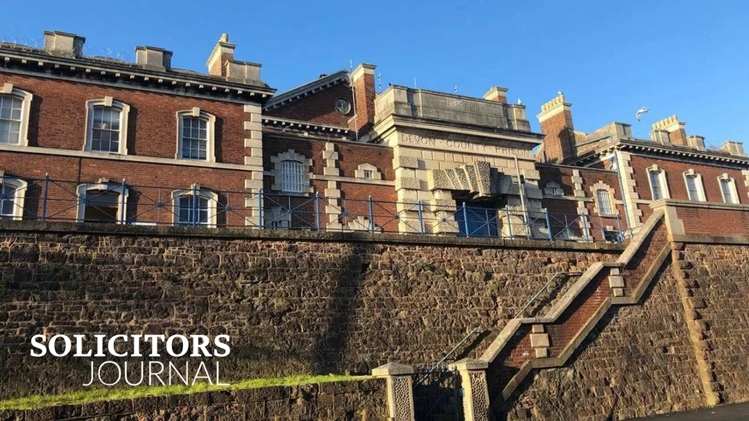 New prison expansion plans revealed - Solicitors Journal