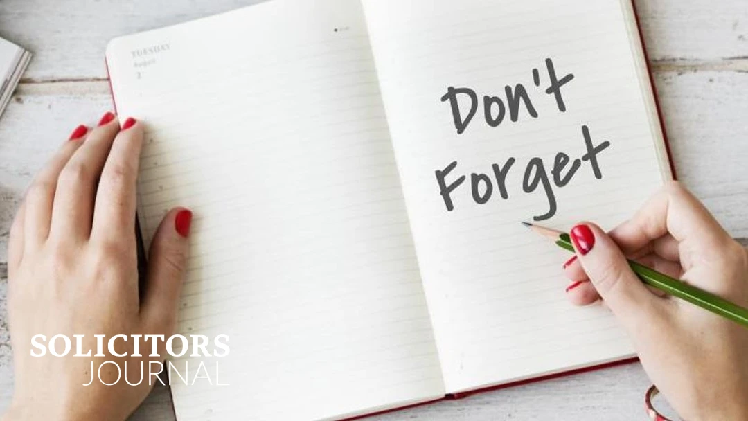 Civil case reminders - Solicitors Journal