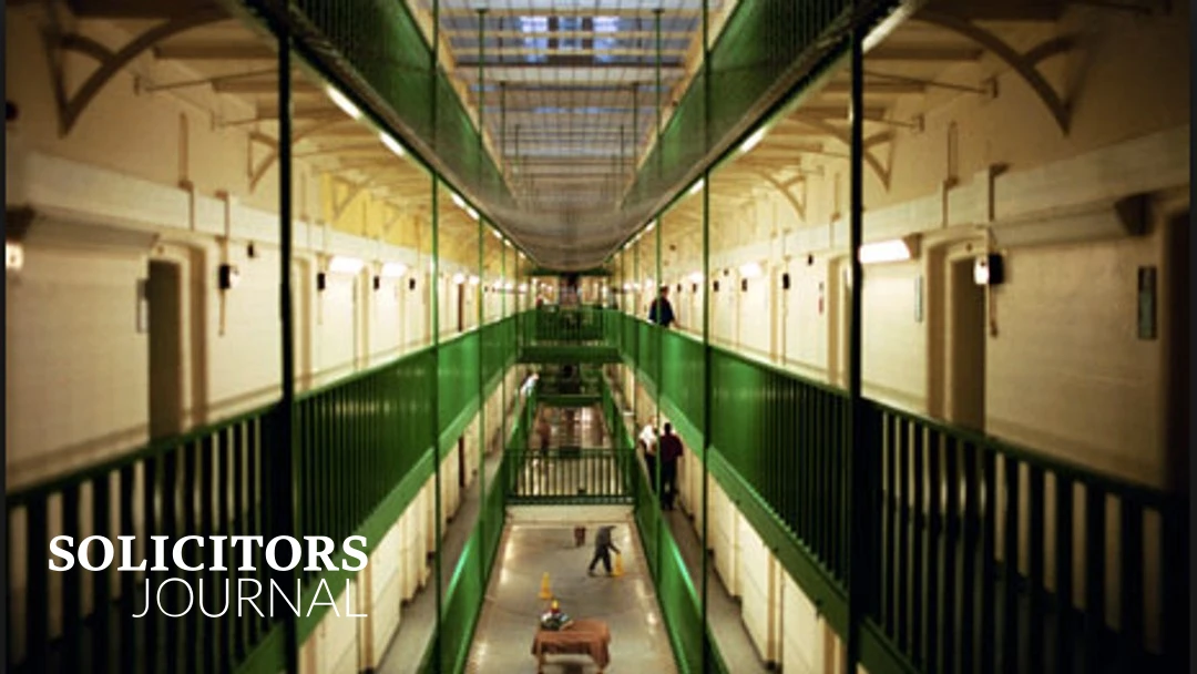 Prison capacity crisis driven by politics - Solicitors Journal